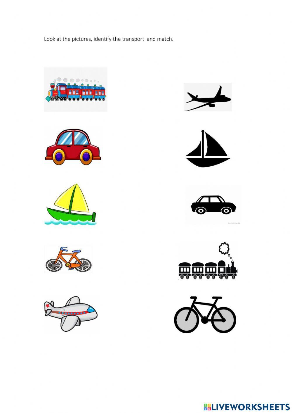 Transport online exercise for | Live Worksheets