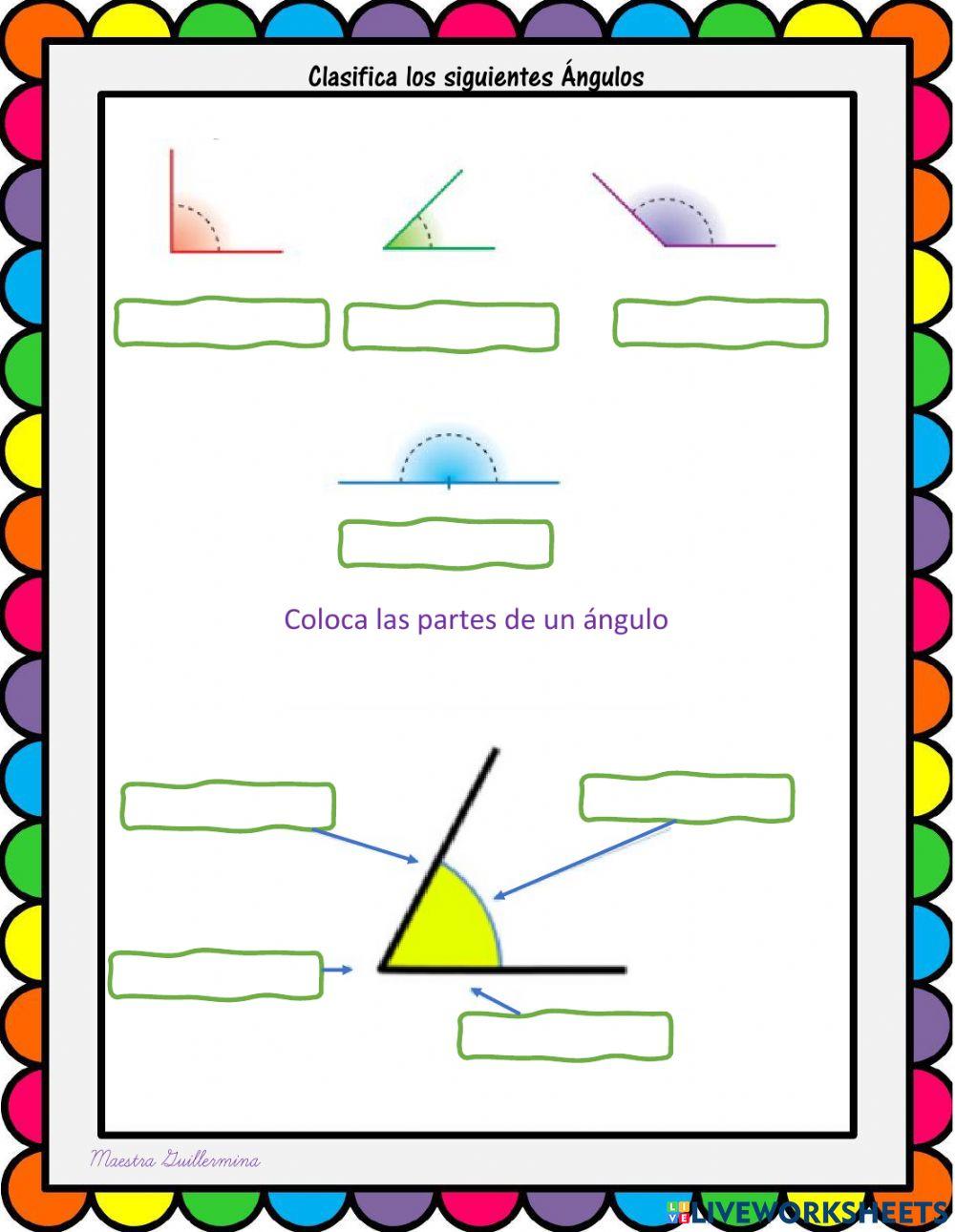 Los Angulos free online exercise | Live Worksheets