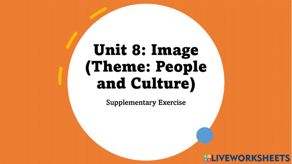 Unit 8: Image worksheet | Live Worksheets