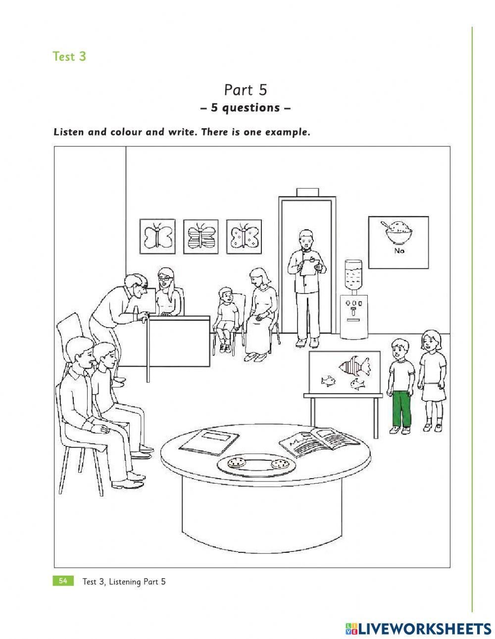 Flyers-Listenin… | Free Interactive Worksheets | 7119335