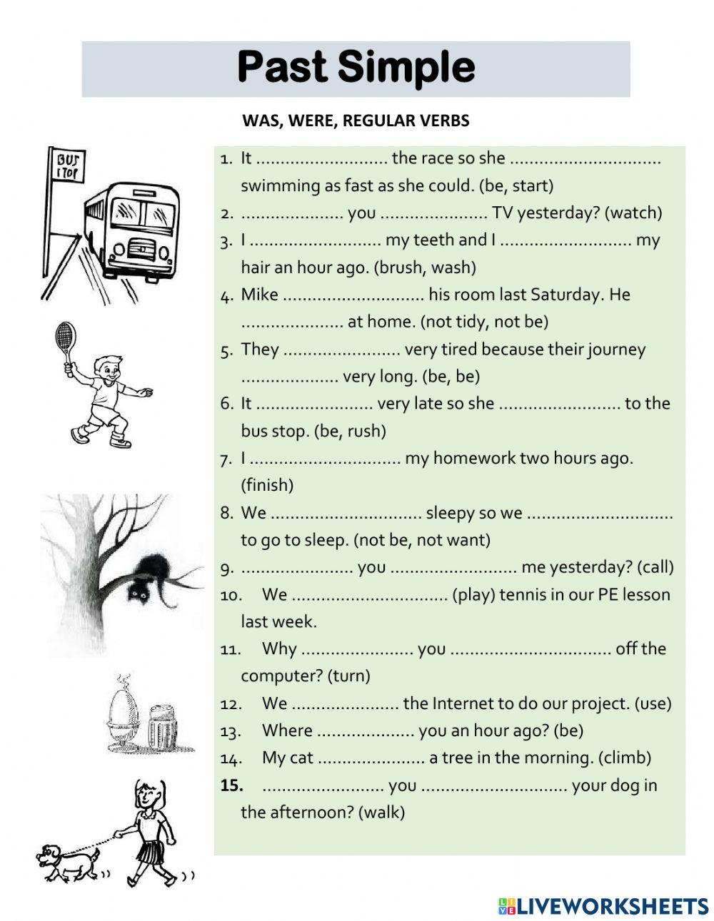 6753106 Past Simple Was Were Regular Verbs 6753106-past-simple-was-were-regular-verbs