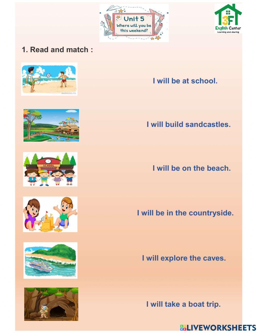 G5-U5-Future Simple Tense worksheet | Live Worksheets