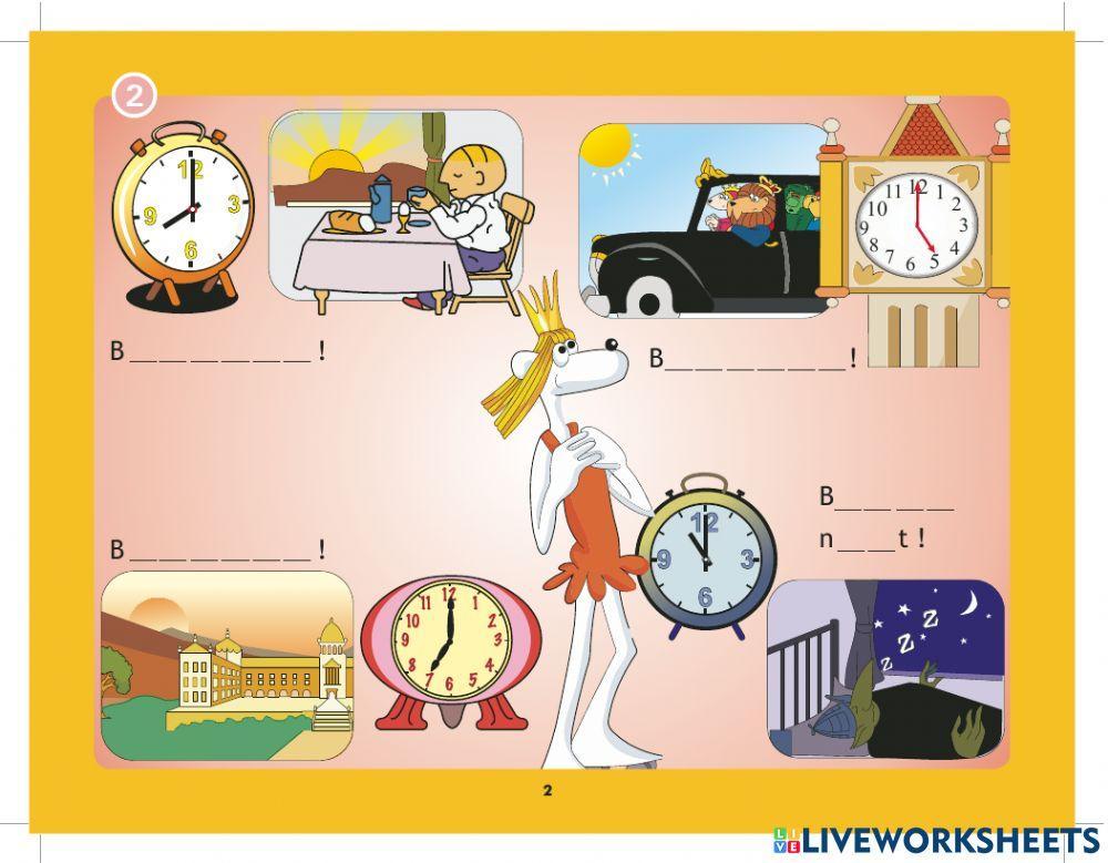 Muzzy 1 | Free Interactive Worksheets | 1557281