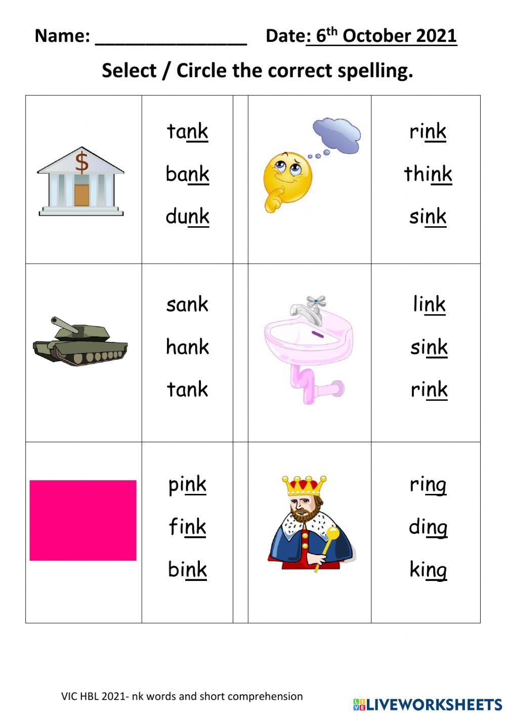 nk cvcc and short comprehension 1557506 | Vix152 | Live