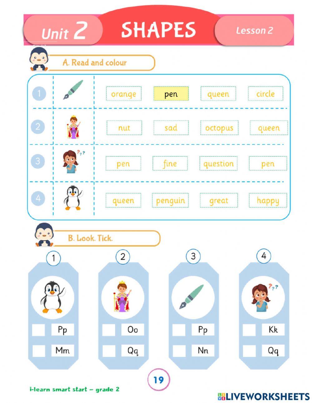Smart Start 2 Theme 2 lesson 2 worksheet | Live Worksheets