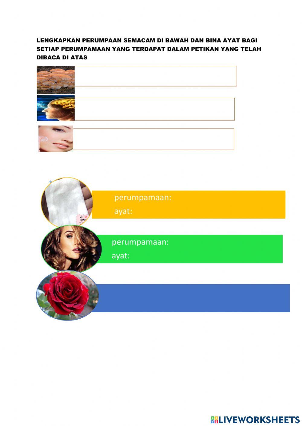 Perumpamaan interactive exercise for 13-14 | Live Worksheets