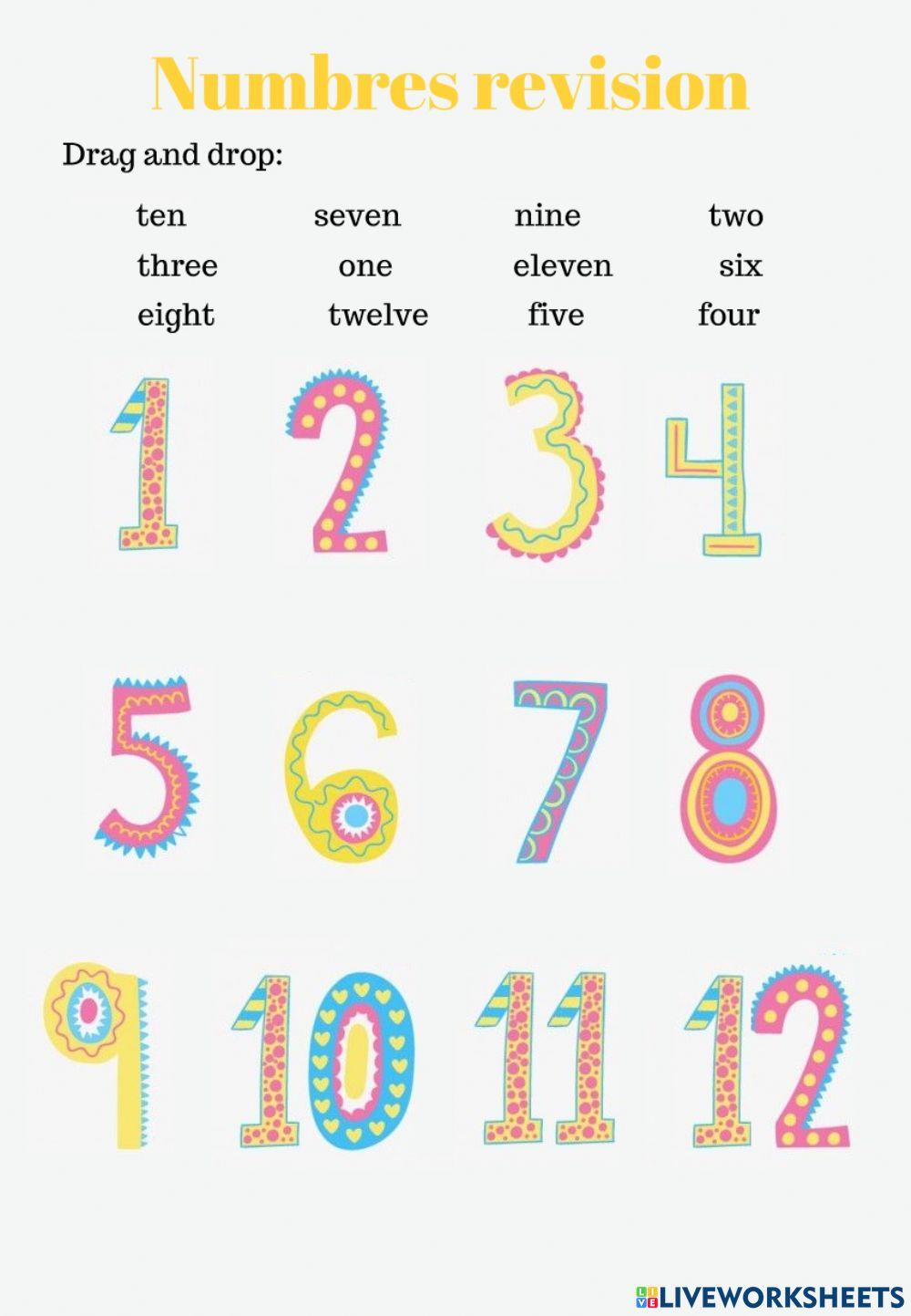 REVISION OF NUMBERS 3453746 | alexmasarykova | Live