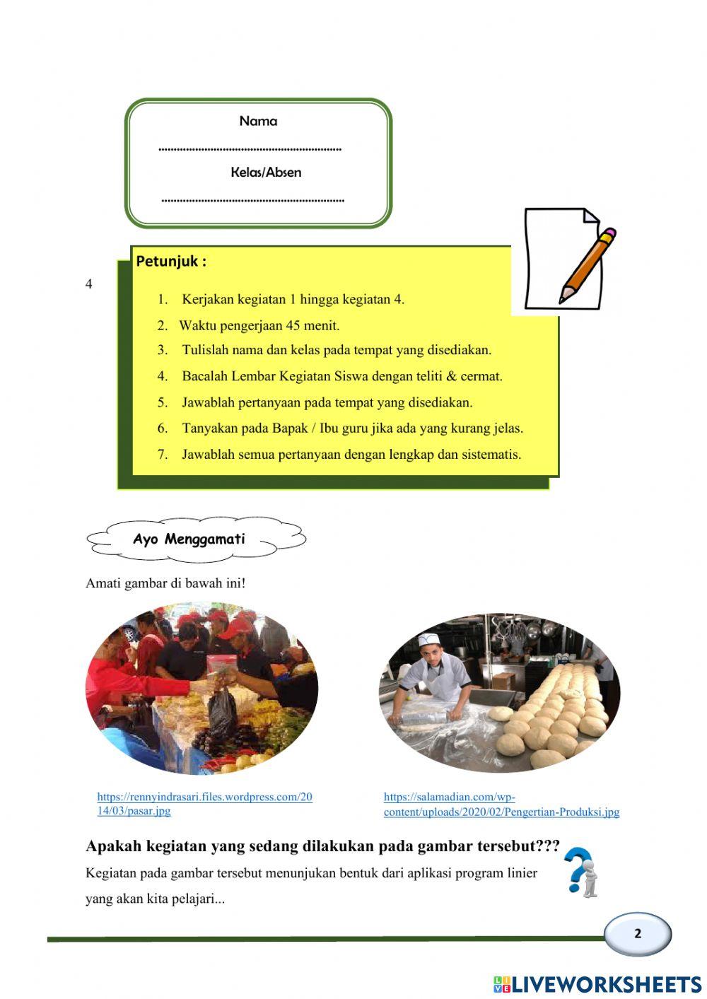 worksheet | Live Worksheets