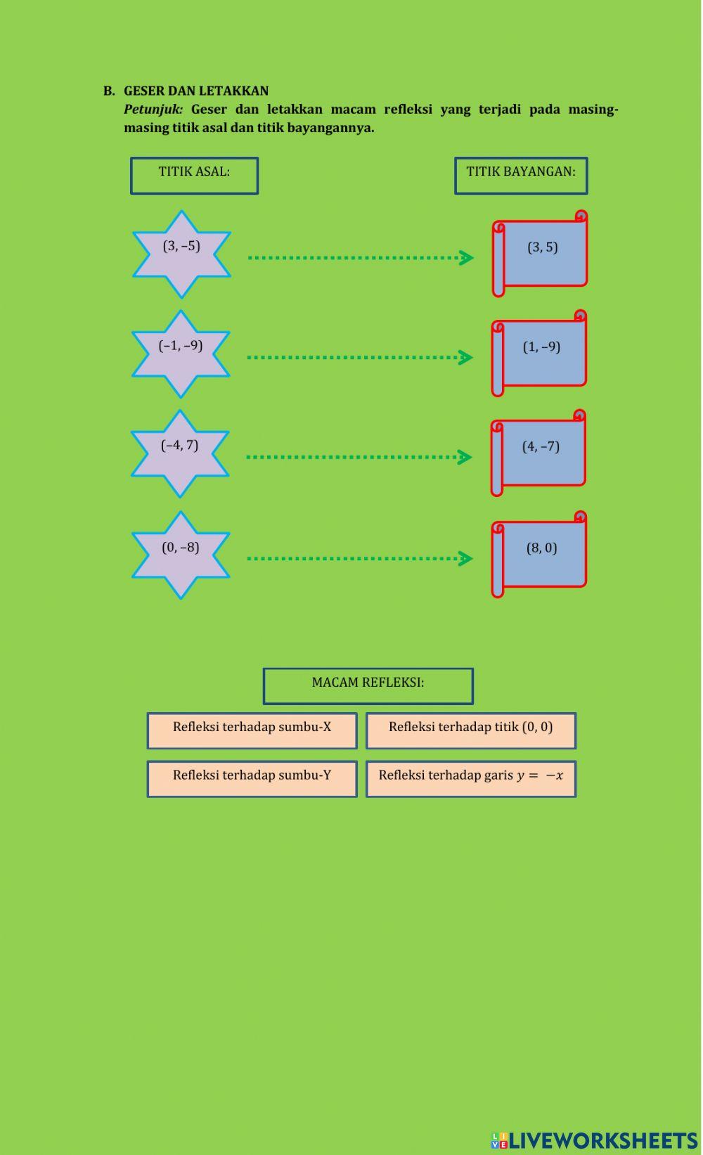 9LKPD Refleksi … | Free Interactive Worksheets | 1569093