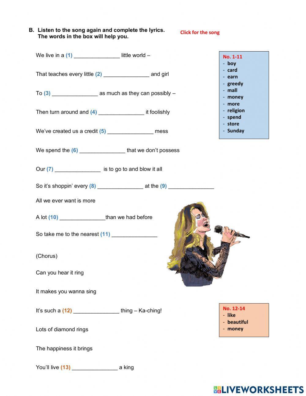 Lesson 66 67 NTB CONSUMERISM worksheet | Live Worksheets