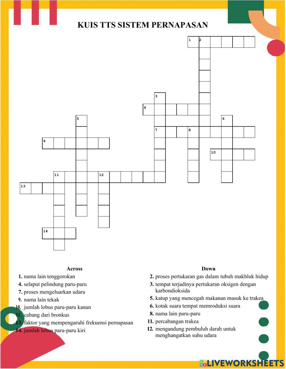 TTS Sistem Pern… | Free Interactive Worksheets | 1565544