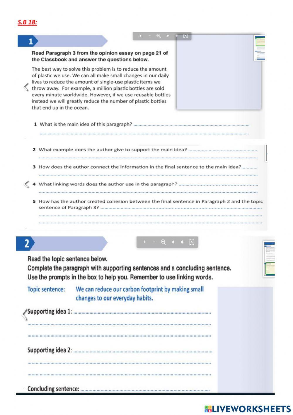 Climate change 5 worksheet | Live Worksheets