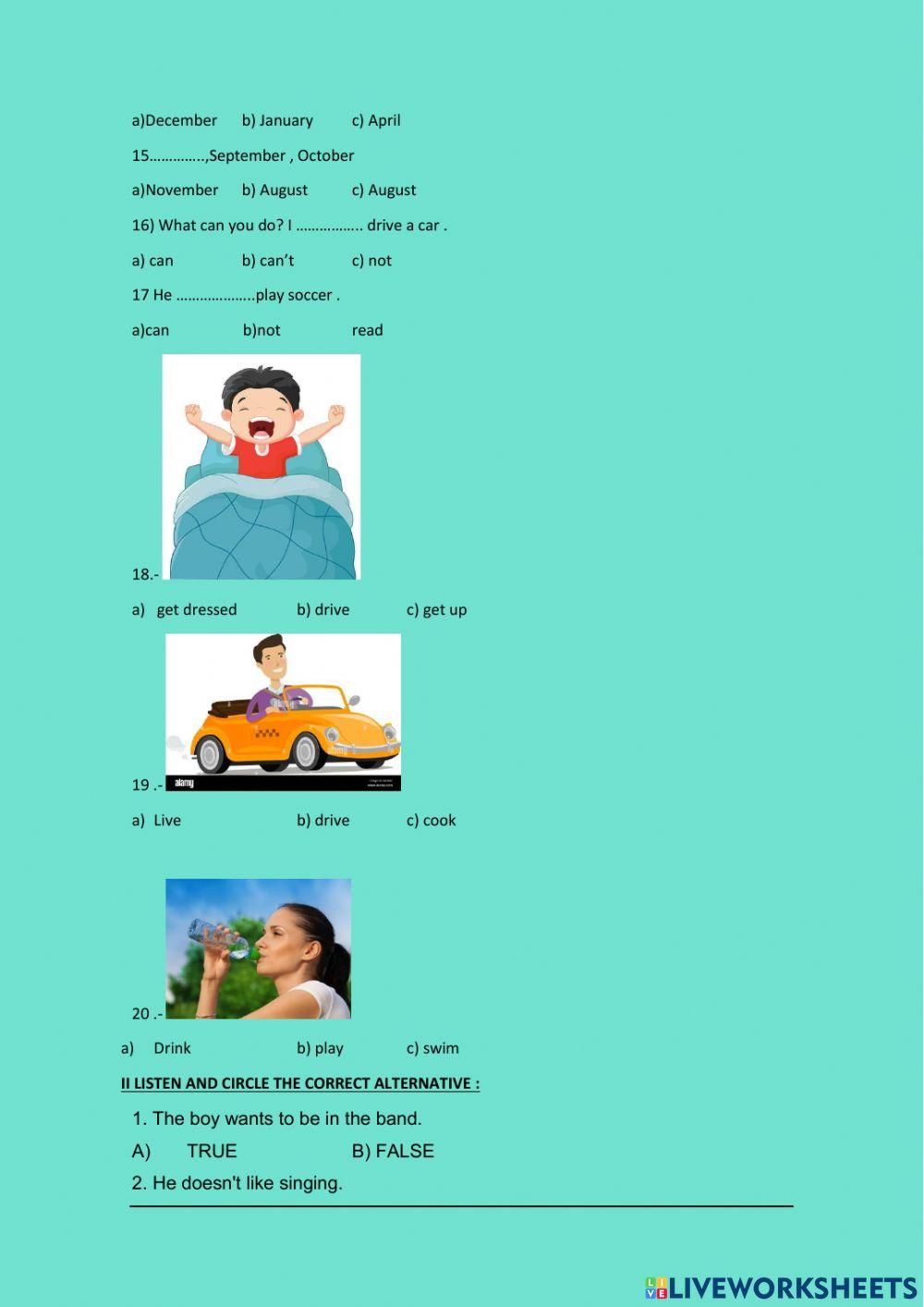 English online exercise for ENGLISH | Live Worksheets