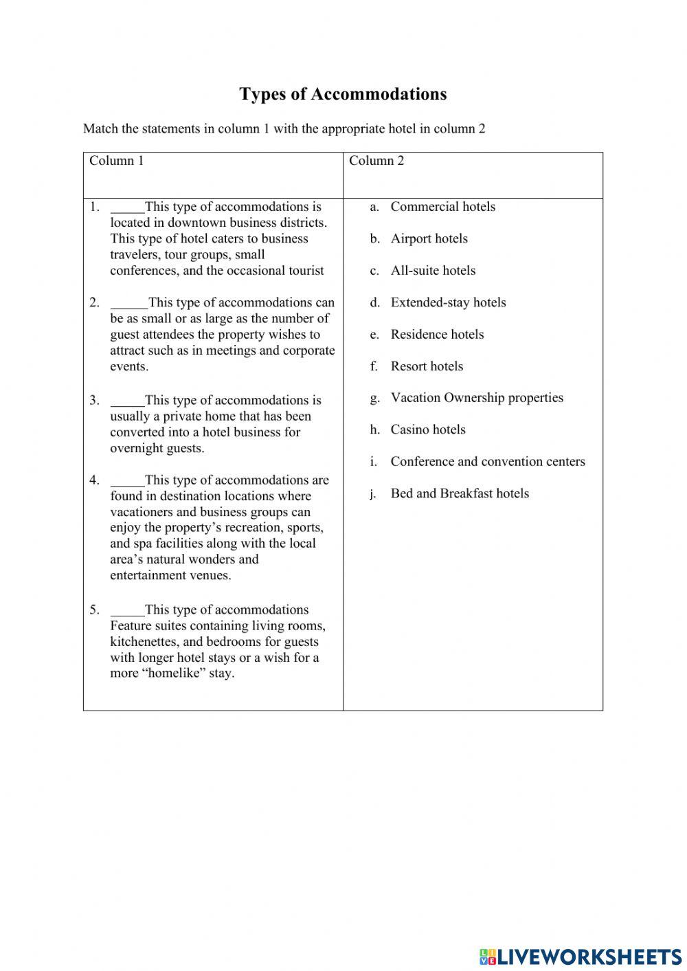 1568761 | Types of Accommodations | David Thompson