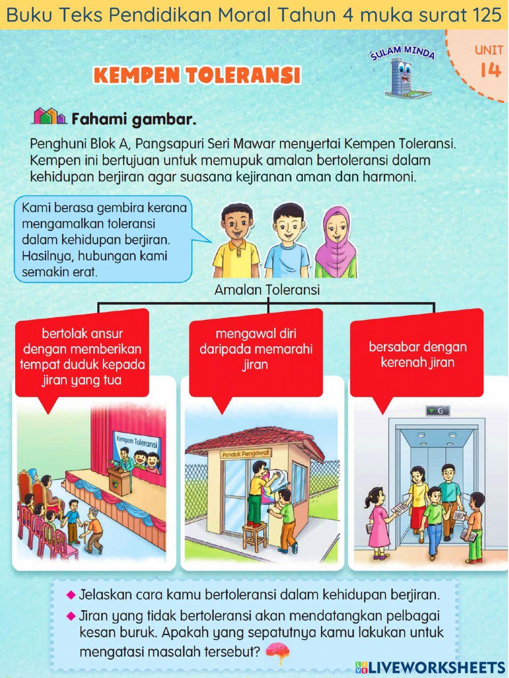 Pendidikan Moral Tahun 4 PdPR Minggu 36 Selasa 26hb Oktober 2021 - UNIT ...