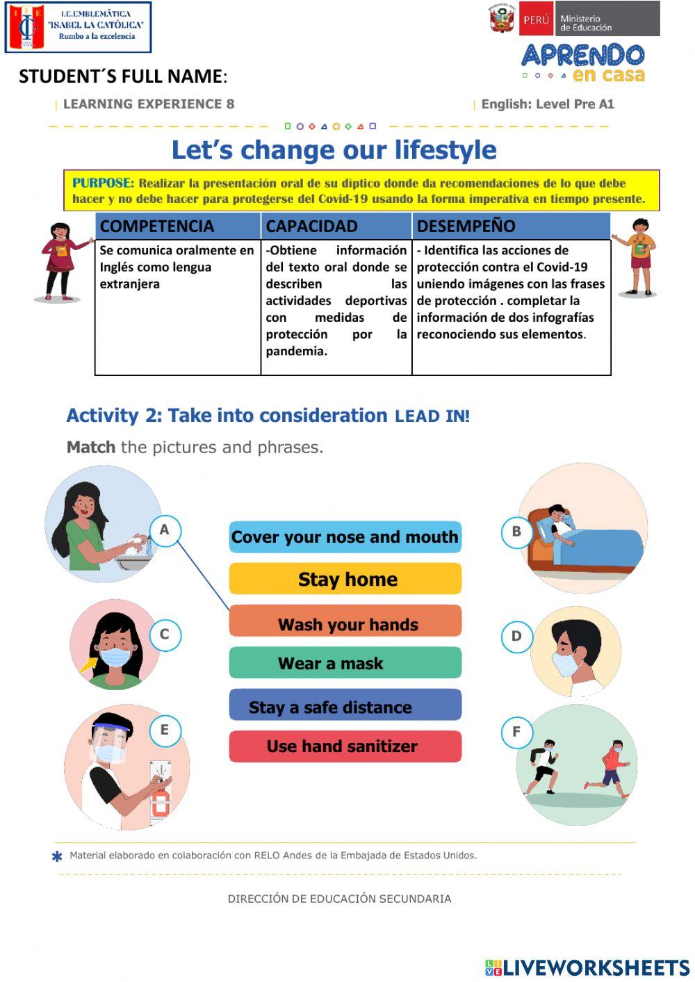 Take into consideration-prea1 worksheet | Live Worksheets