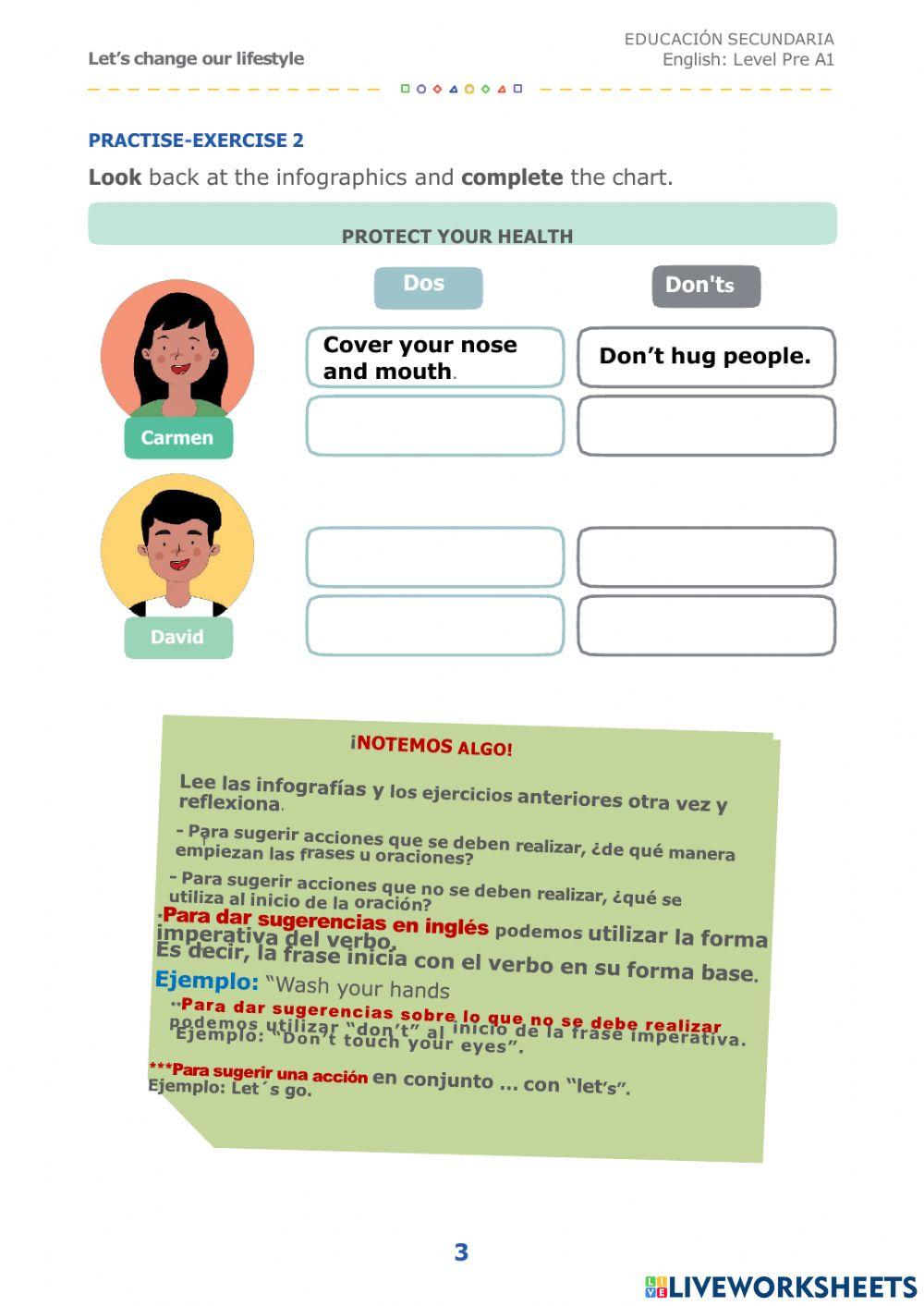 Take into consideration-prea1 worksheet | Live Worksheets