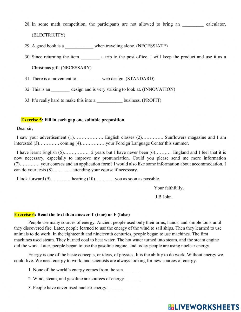 1569766 | Grade 9 Mini Test U6-7 | TamTNguyen