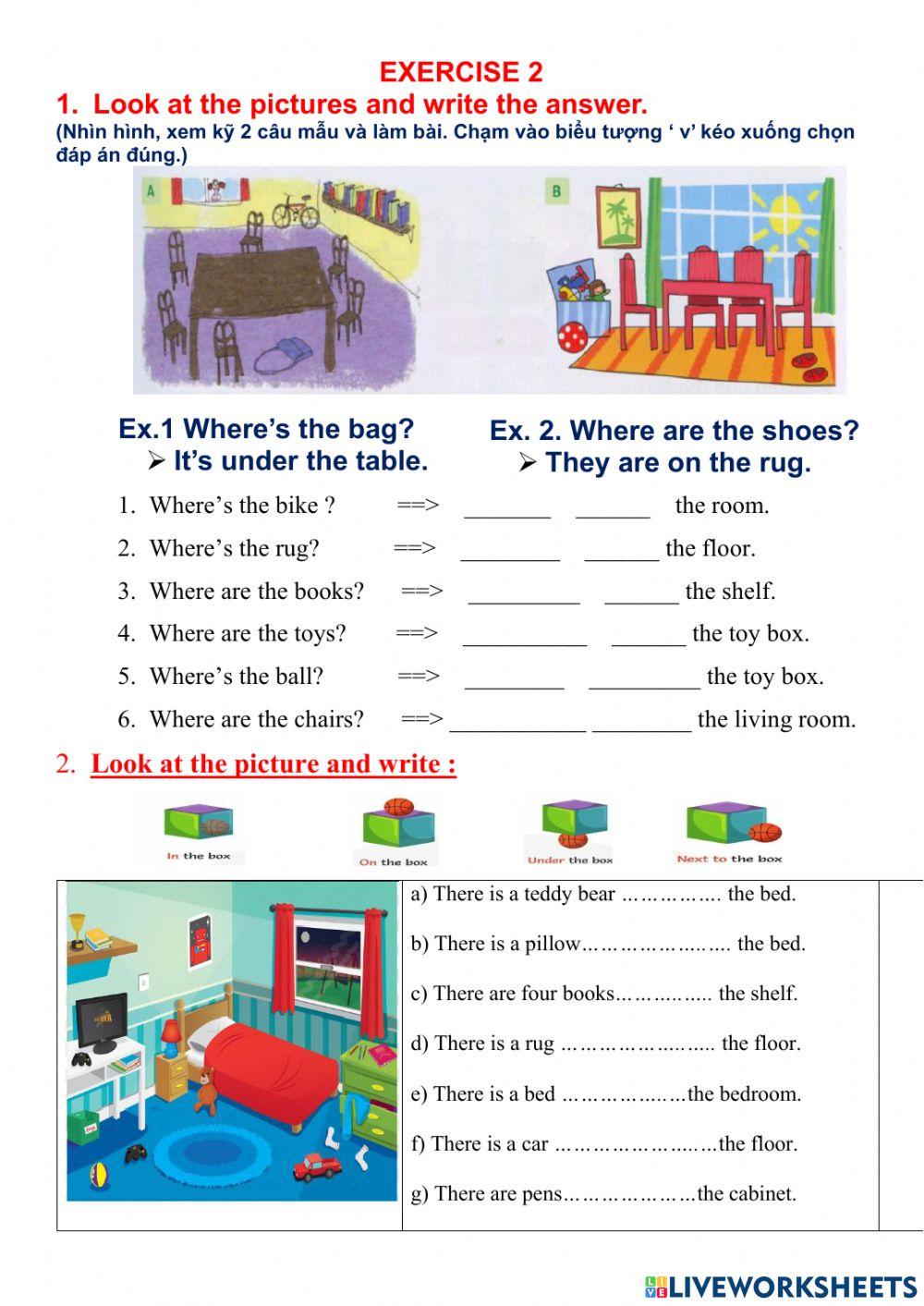 Exercise 2 -FF4- Unit 1- L5,6 2607 | TRẦN THUÝ HƯƠNG