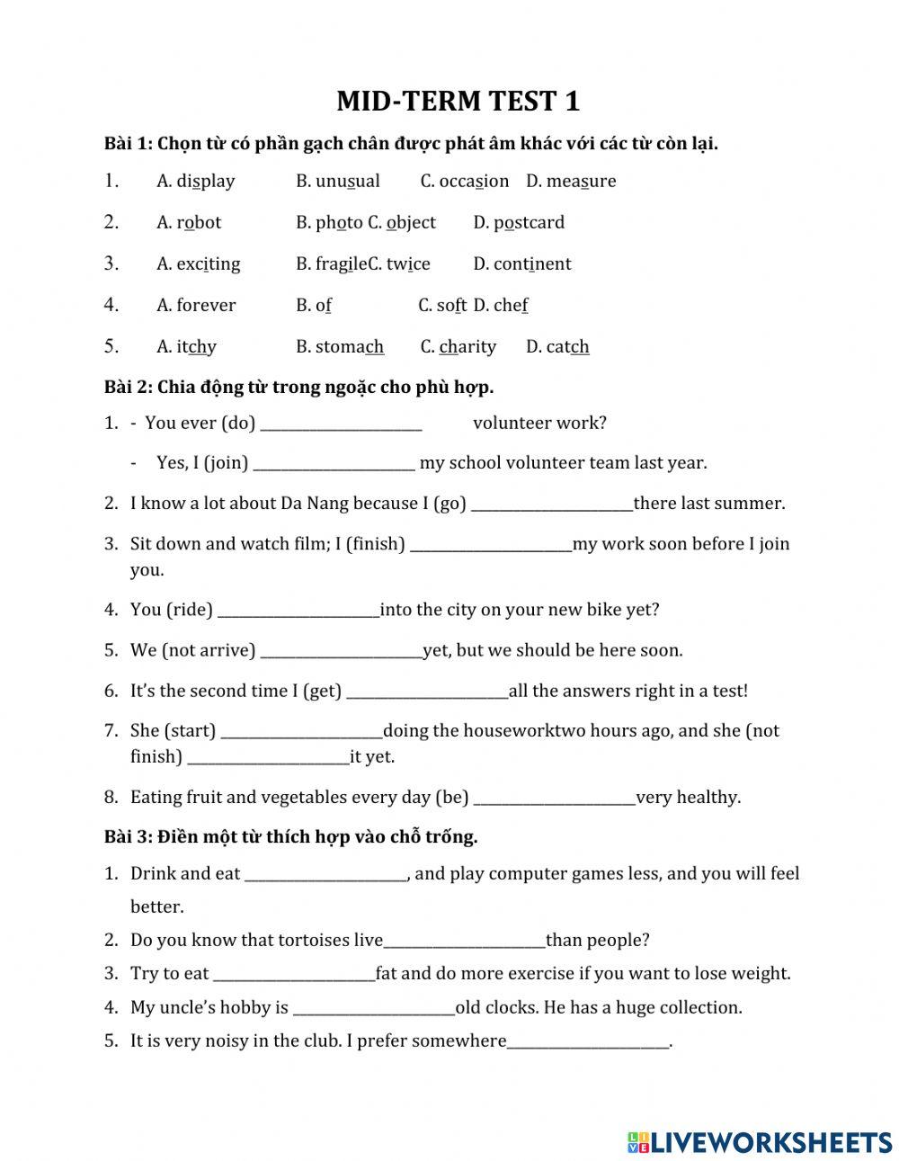 1570321 | Mid term test | Vũ Thị Phương Anh