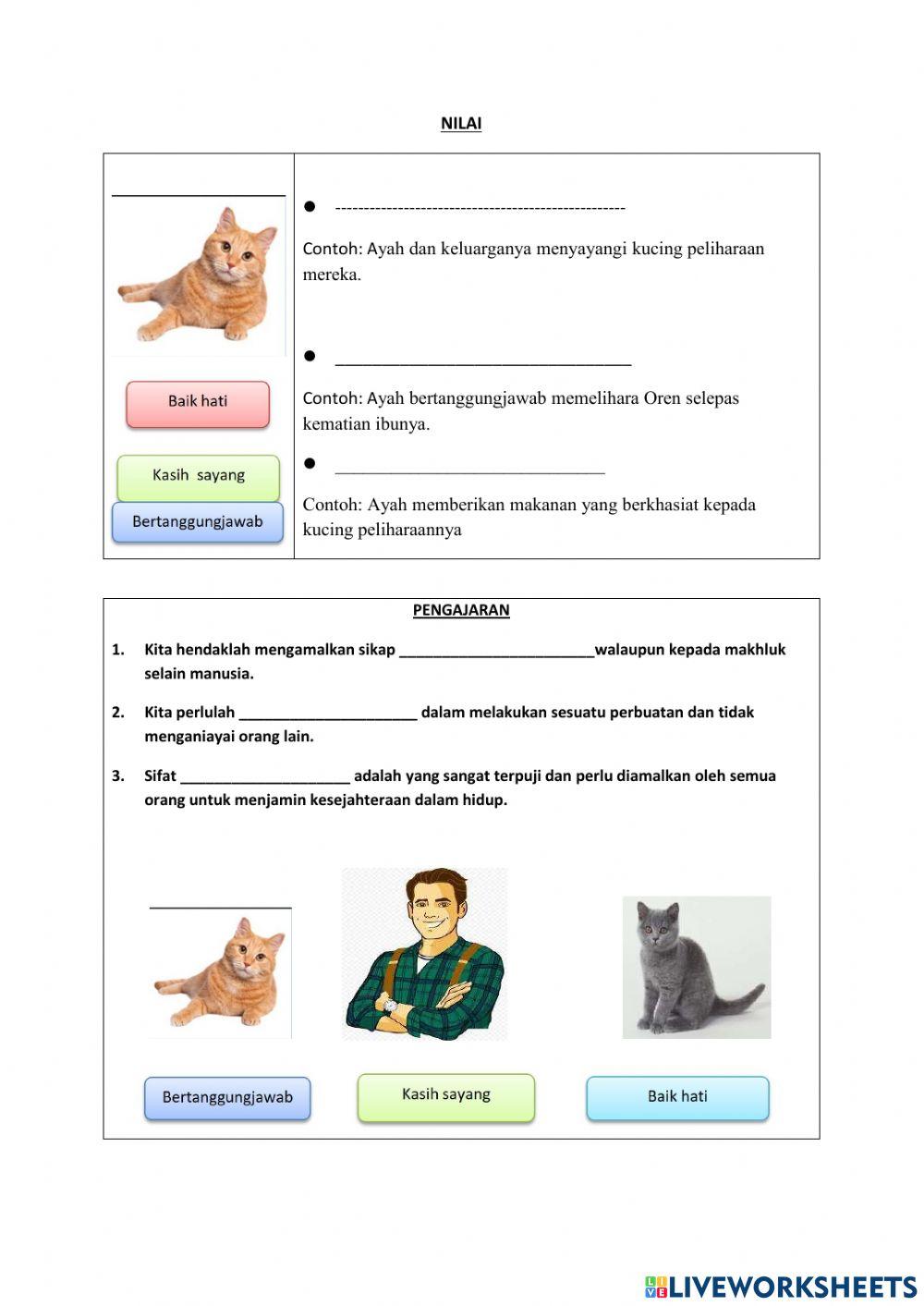 Cerpen -Oren- online exercise for | Live Worksheets