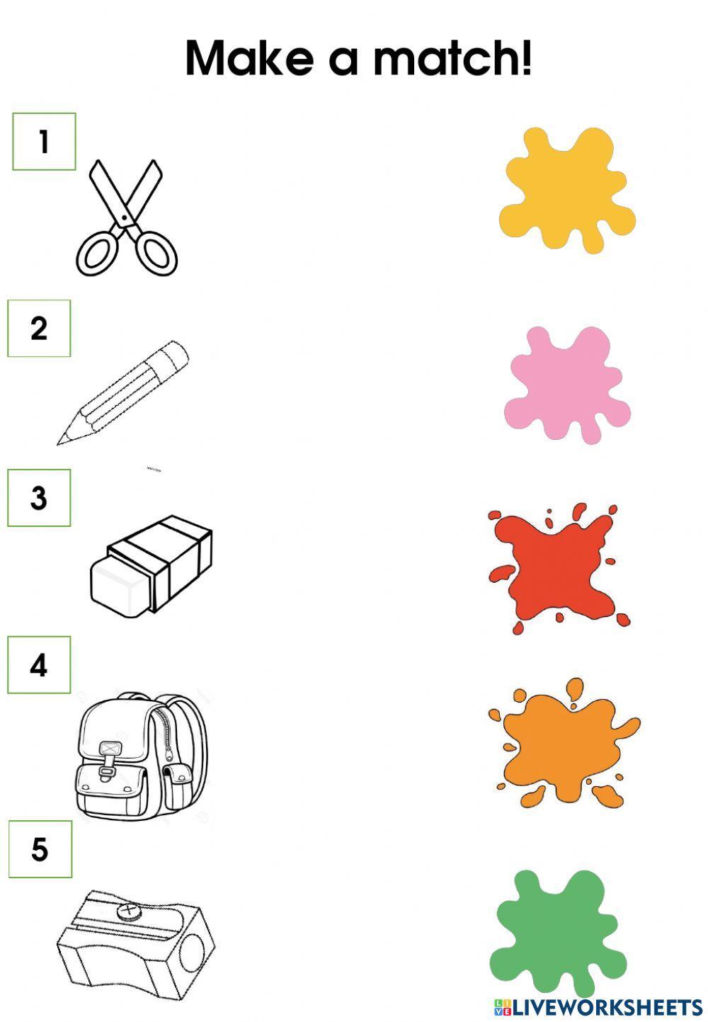 1570372 | School things | lydinh99 | LiveWorksheets