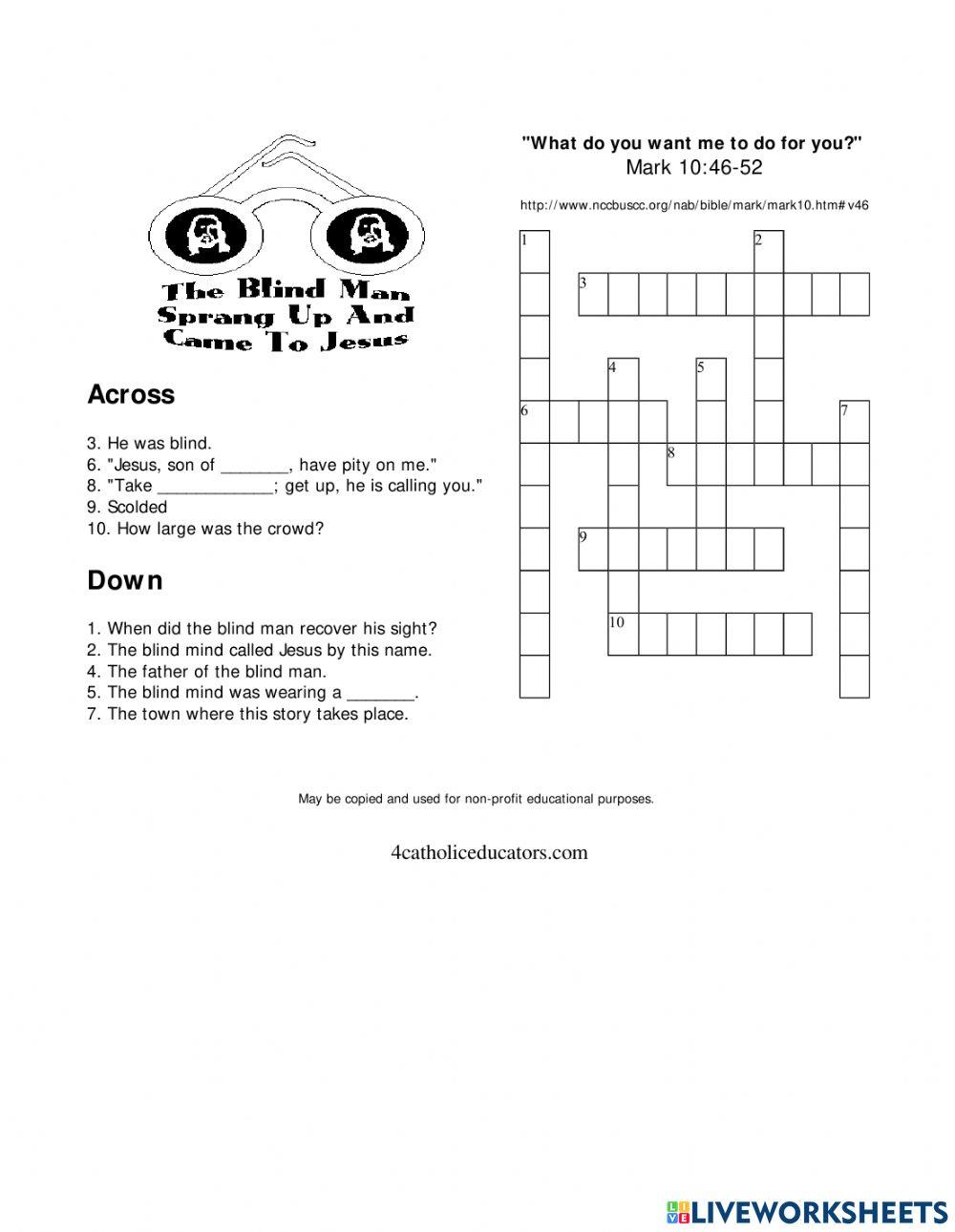 1570584 | Mark 10:46-52 | Cherry Ann Antoine-Warner