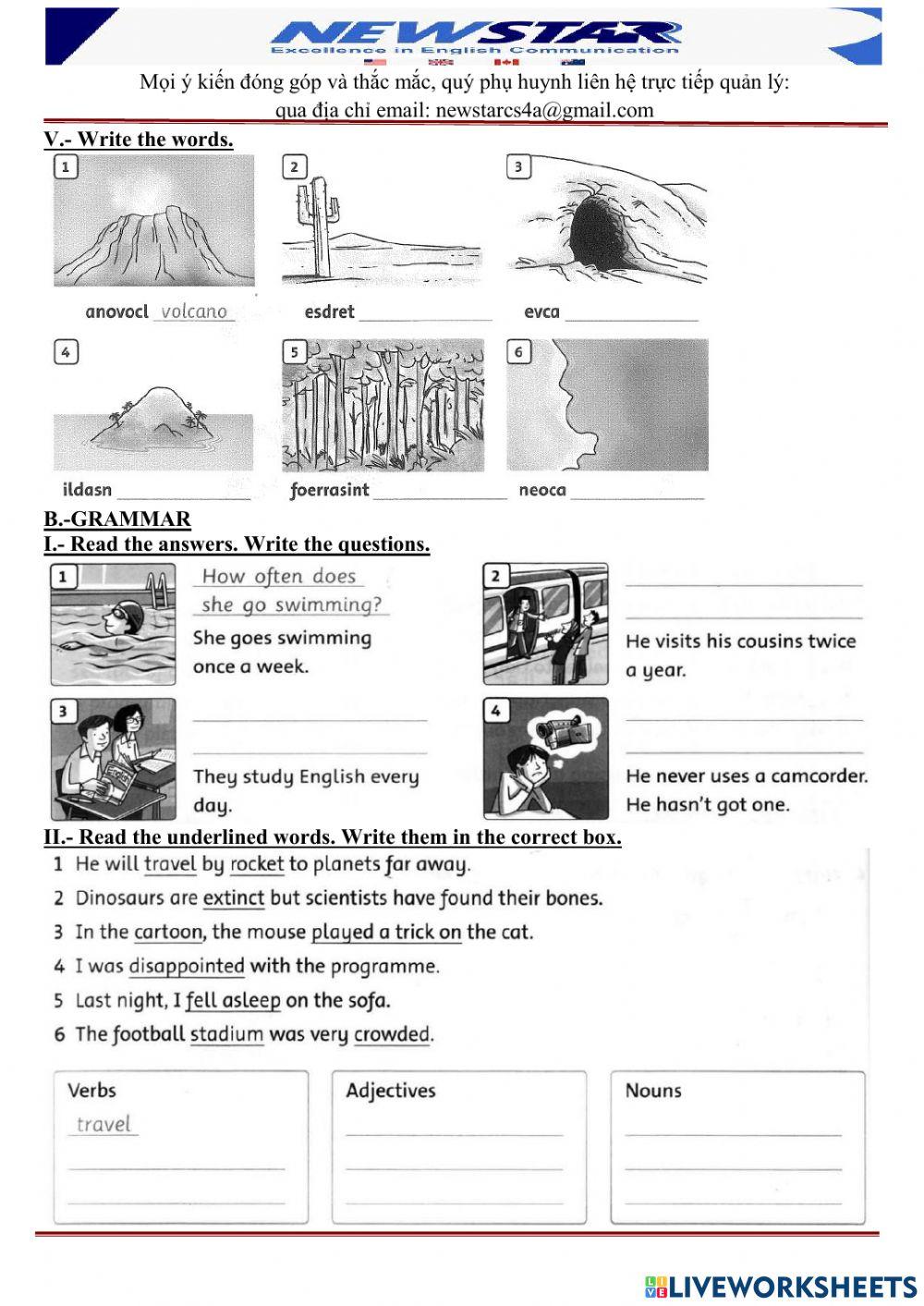 Final test 4TN K4 worksheet | Live Worksheets