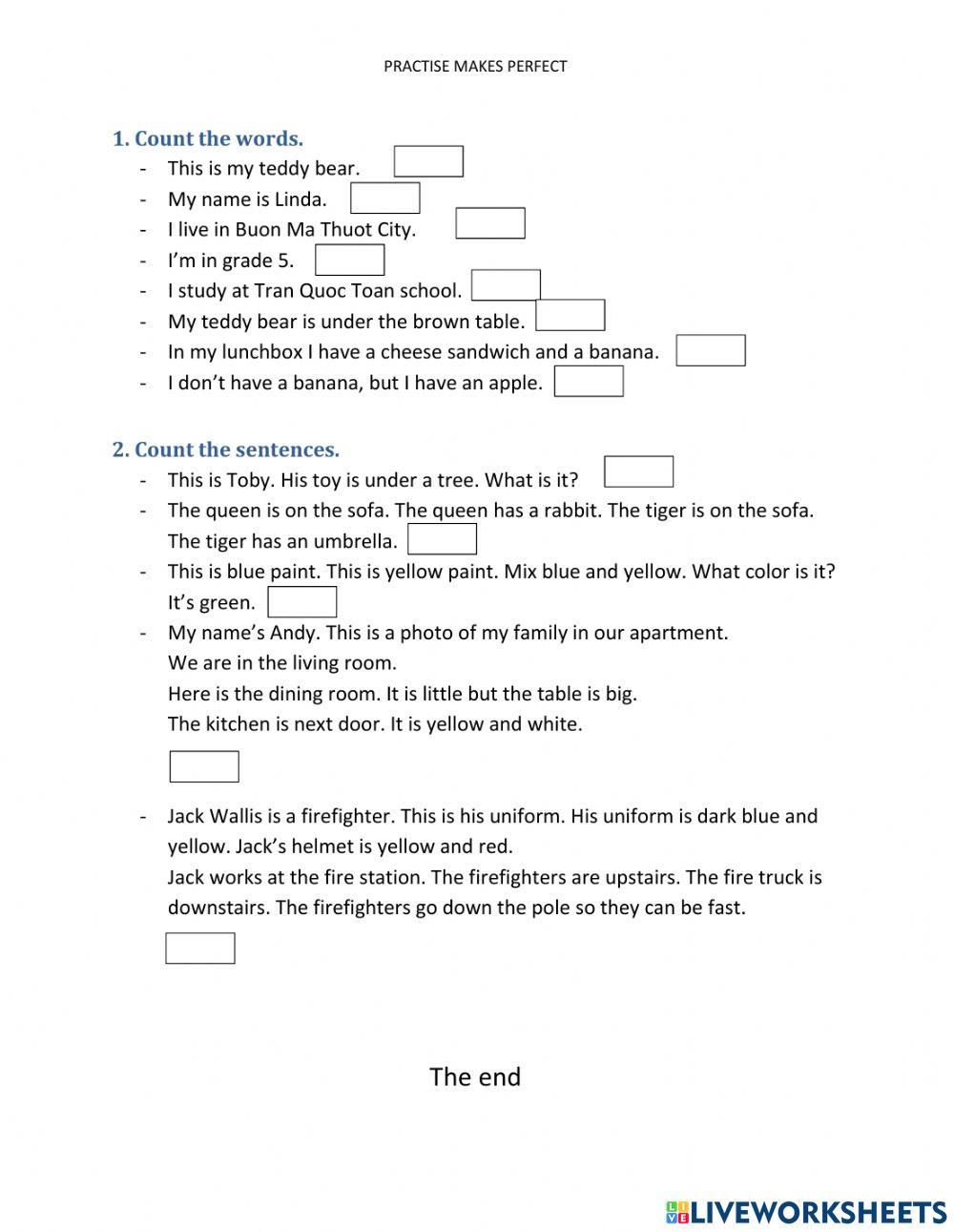 1570951 | Count the words and sentences | Nhật Linh