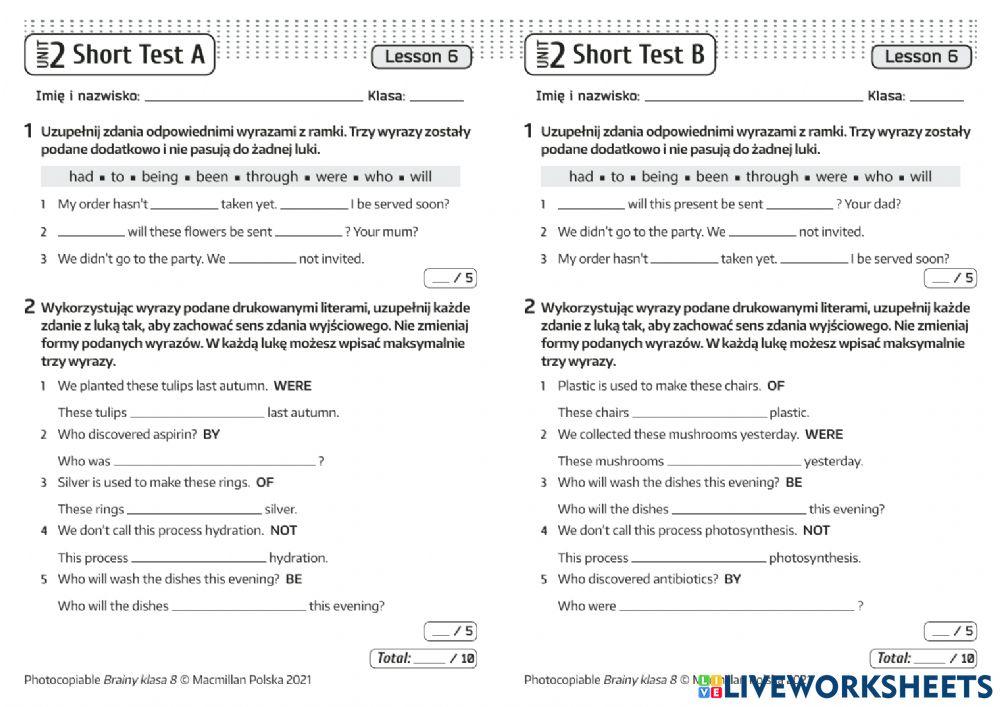 brainy 8 unit 2… | Free Interactive Worksheets | 6756725