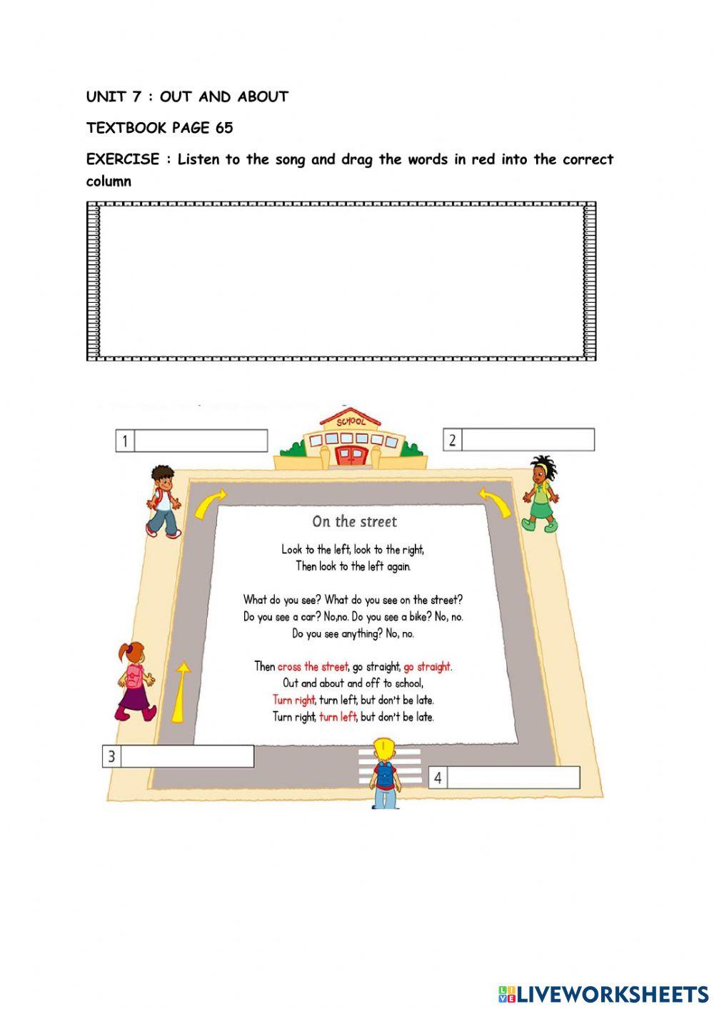 Year 3 : UNIT 7 : OUT AND ABOUT 1573116 | NURUL AINAIN