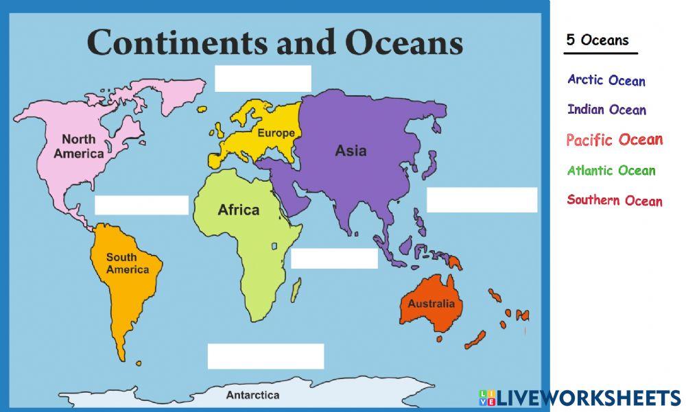 1574186 | Oceans on Earth | Dalia Saleh | LiveWorksheets
