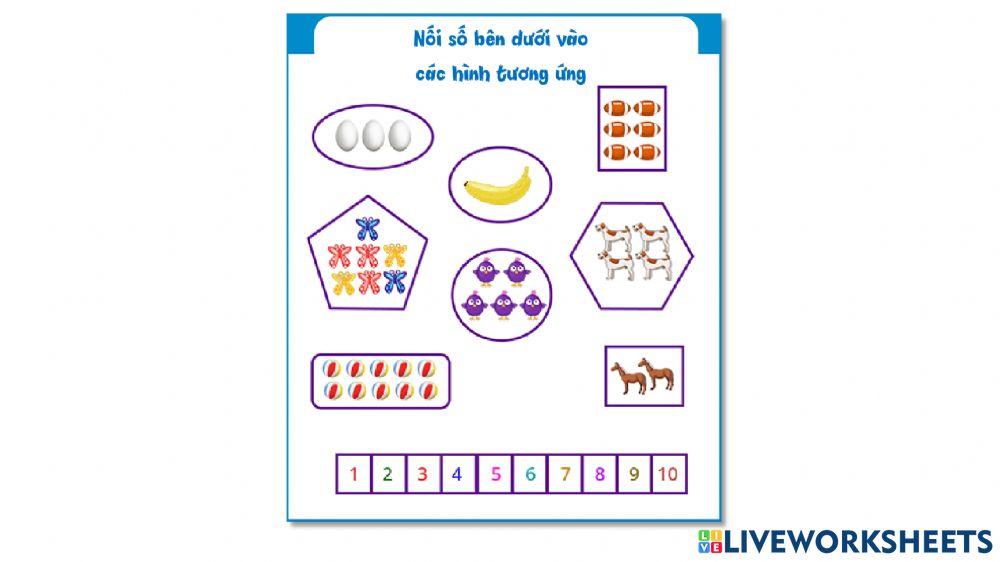 Math online exercise for 1 | Live Worksheets