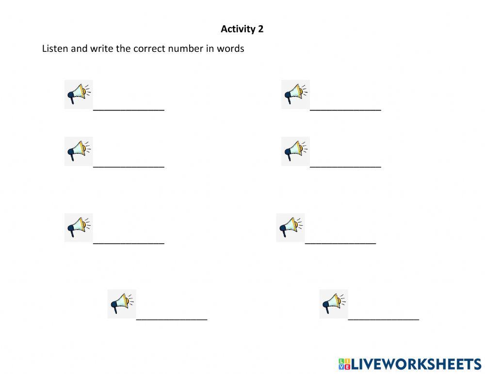Sports and Numbers interactive worksheet | Live Worksheets