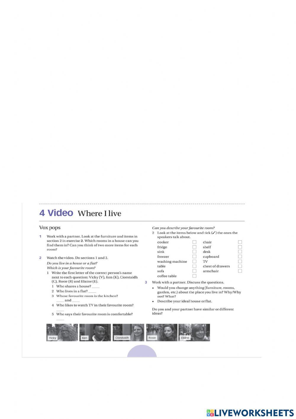 Navigate Elementary unit 4.2 - Voxpops online exercise for | Live Worksheets