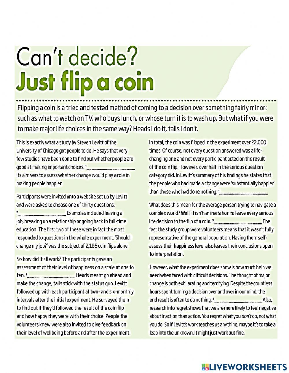 B2 - Unit 9 - Reading comprehension online exercise for | Live Worksheets