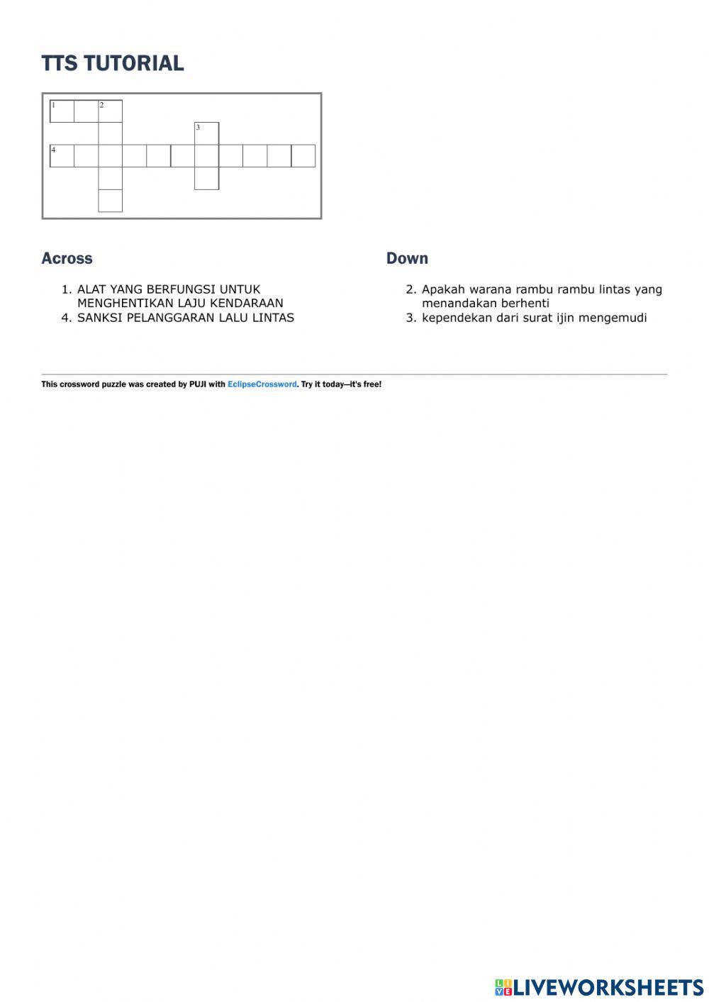 Tts tutorial 1578300 | pujifitriyanti | Live Worksheets