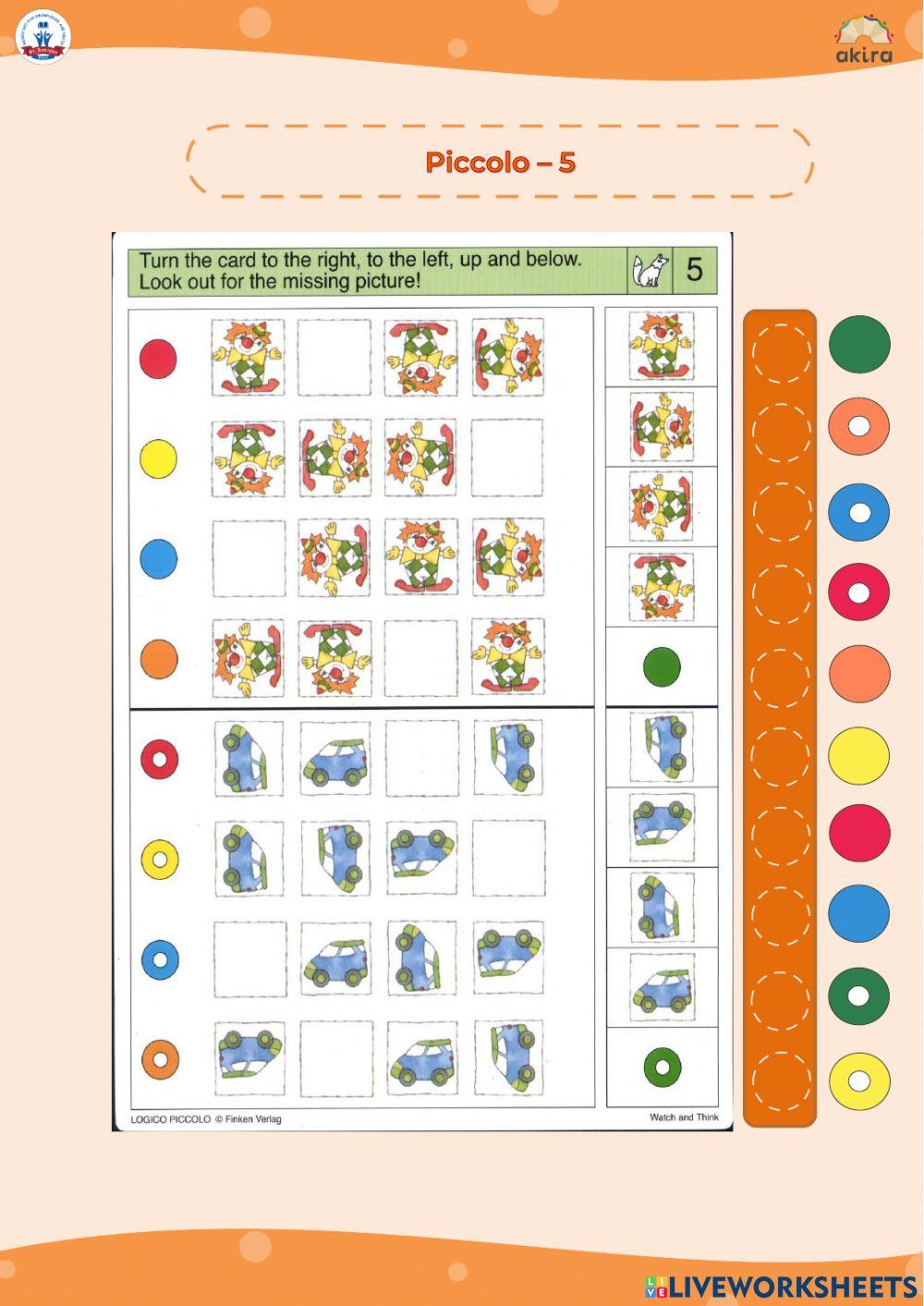 piccolo 5 online exercise for | Live Worksheets