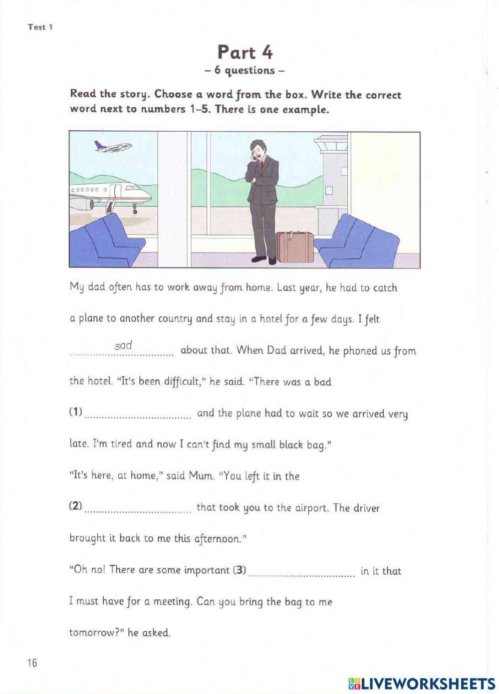 FLYERS READING -WRITING TEST 87.2 4223556 | phuongvubmt