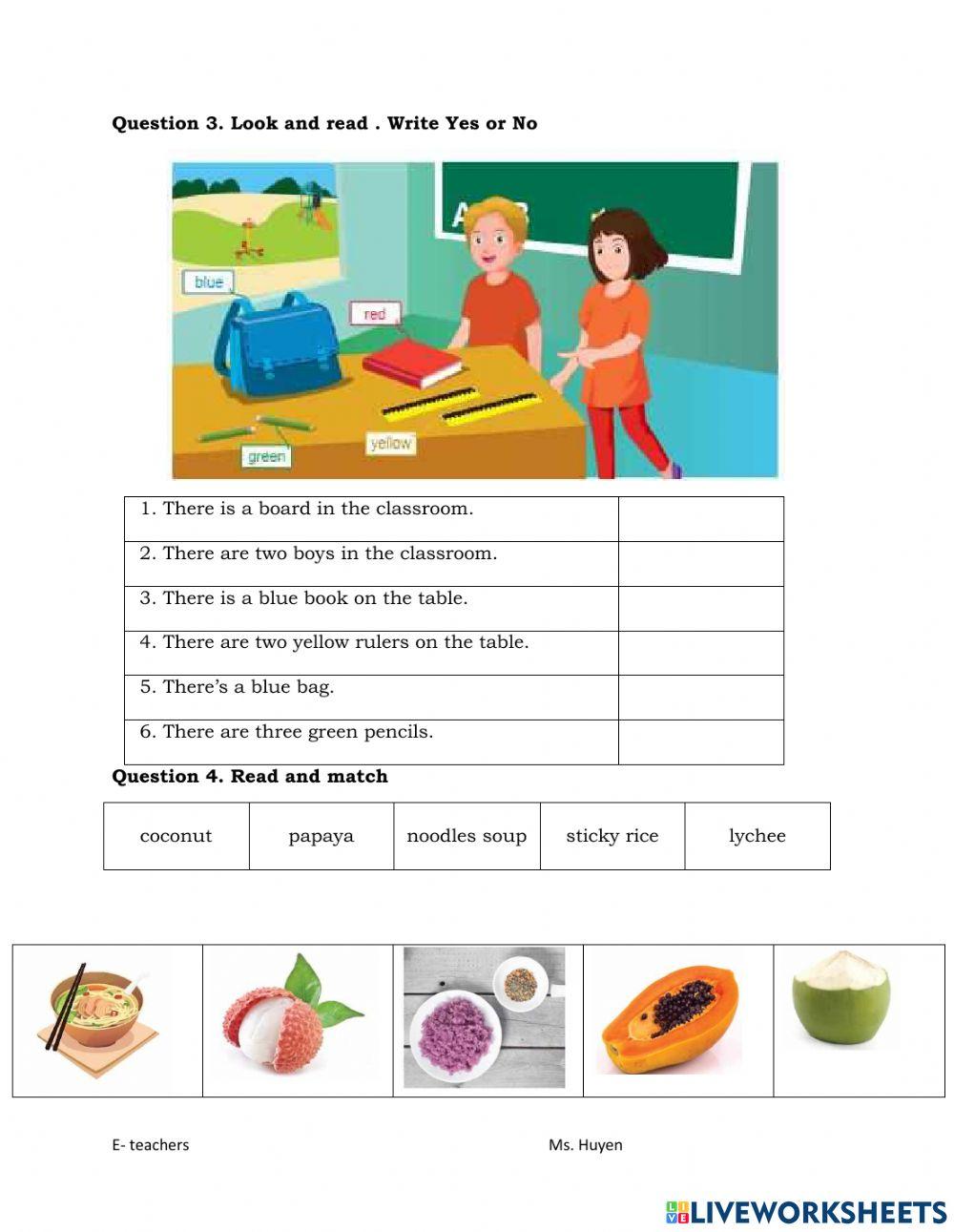 Test Theme 4 worksheet | Live Worksheets