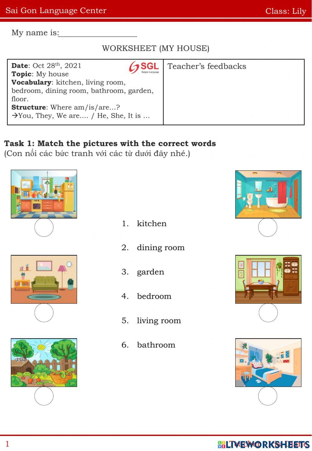 Homework-class Lily (Oct 28th) worksheet | Live Worksheets