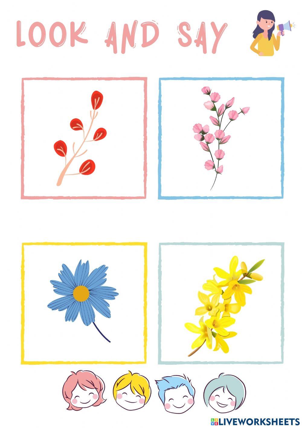 Colors online exercise for 4 | Live Worksheets