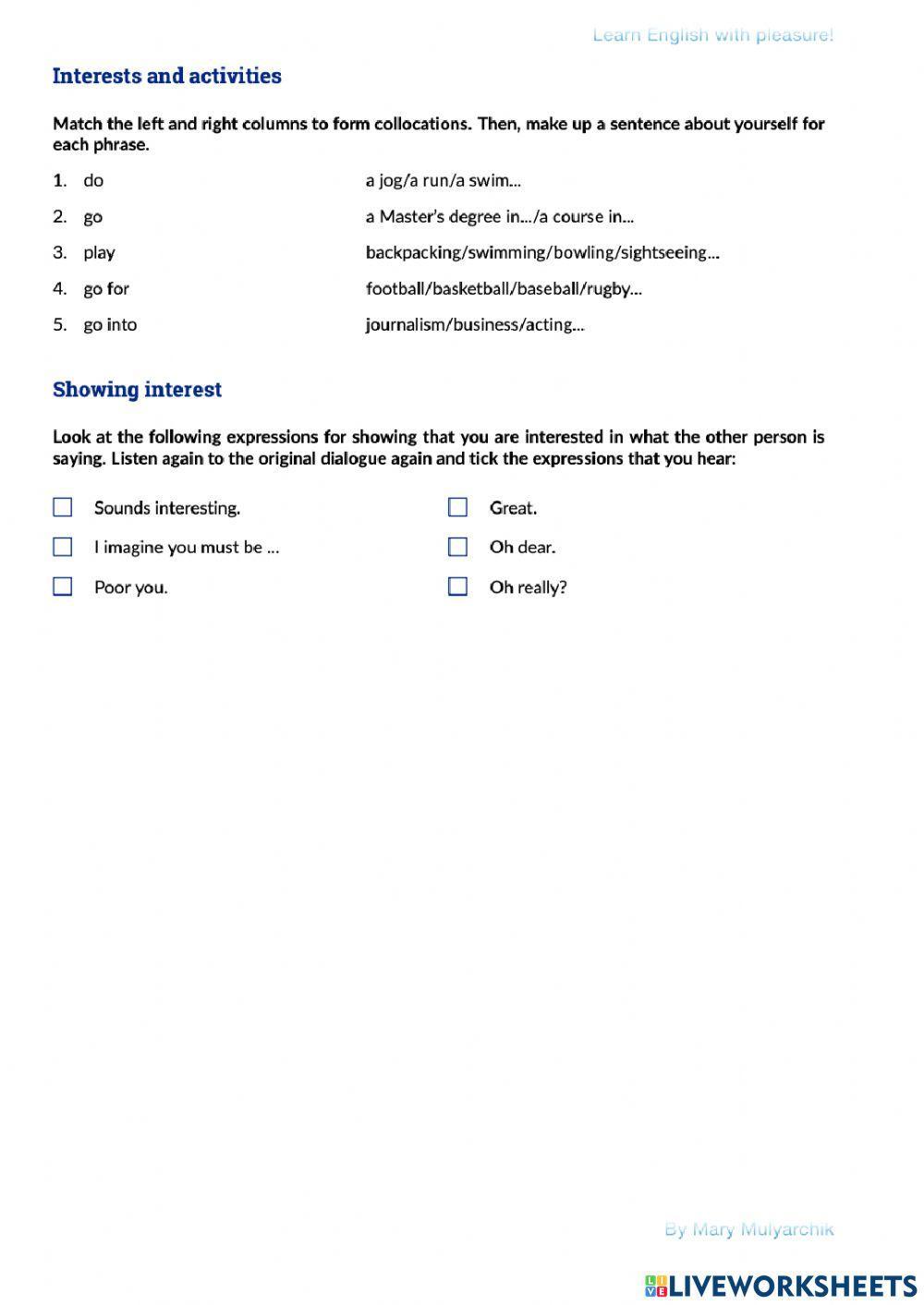 Small talk: Making friends worksheet | Live Worksheets