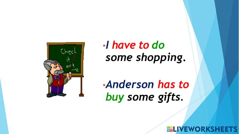 Modal should worksheet | Live Worksheets