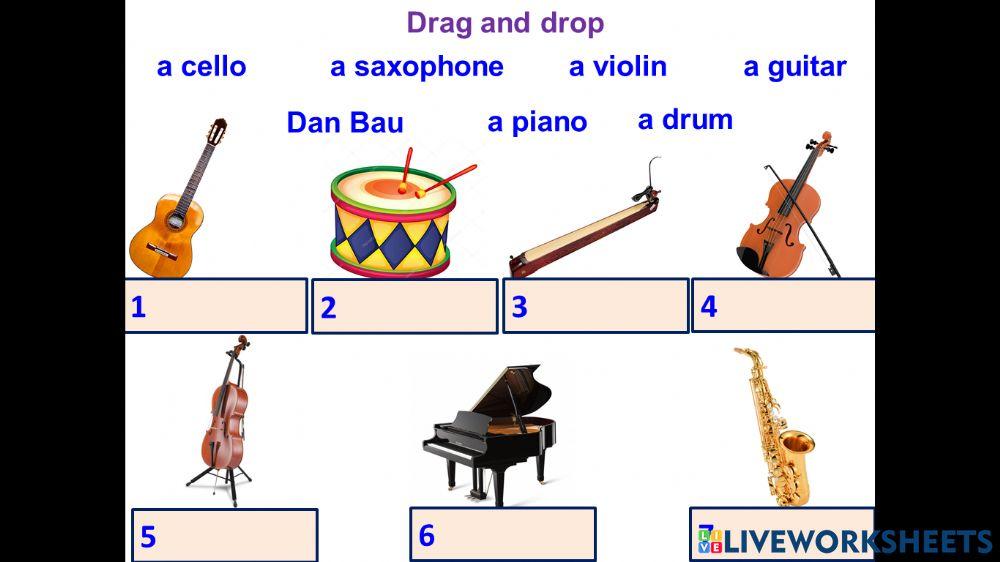 1583585 | Musical instruments | Trangld | LiveWorksheets