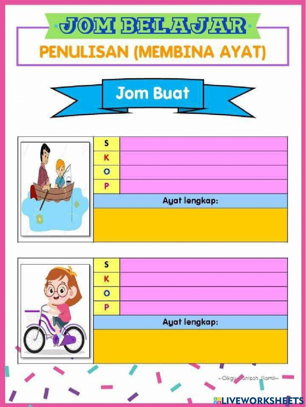 BINA AYAT TEKNIK SKOP online exercise for | Live Worksheets