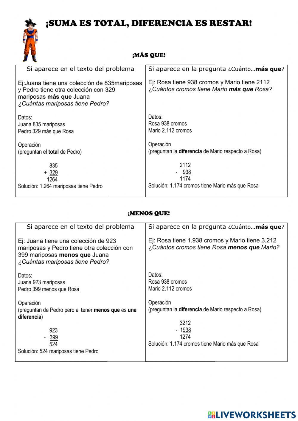 1583953 | Problemas más que, menos que | ANGELA GIL