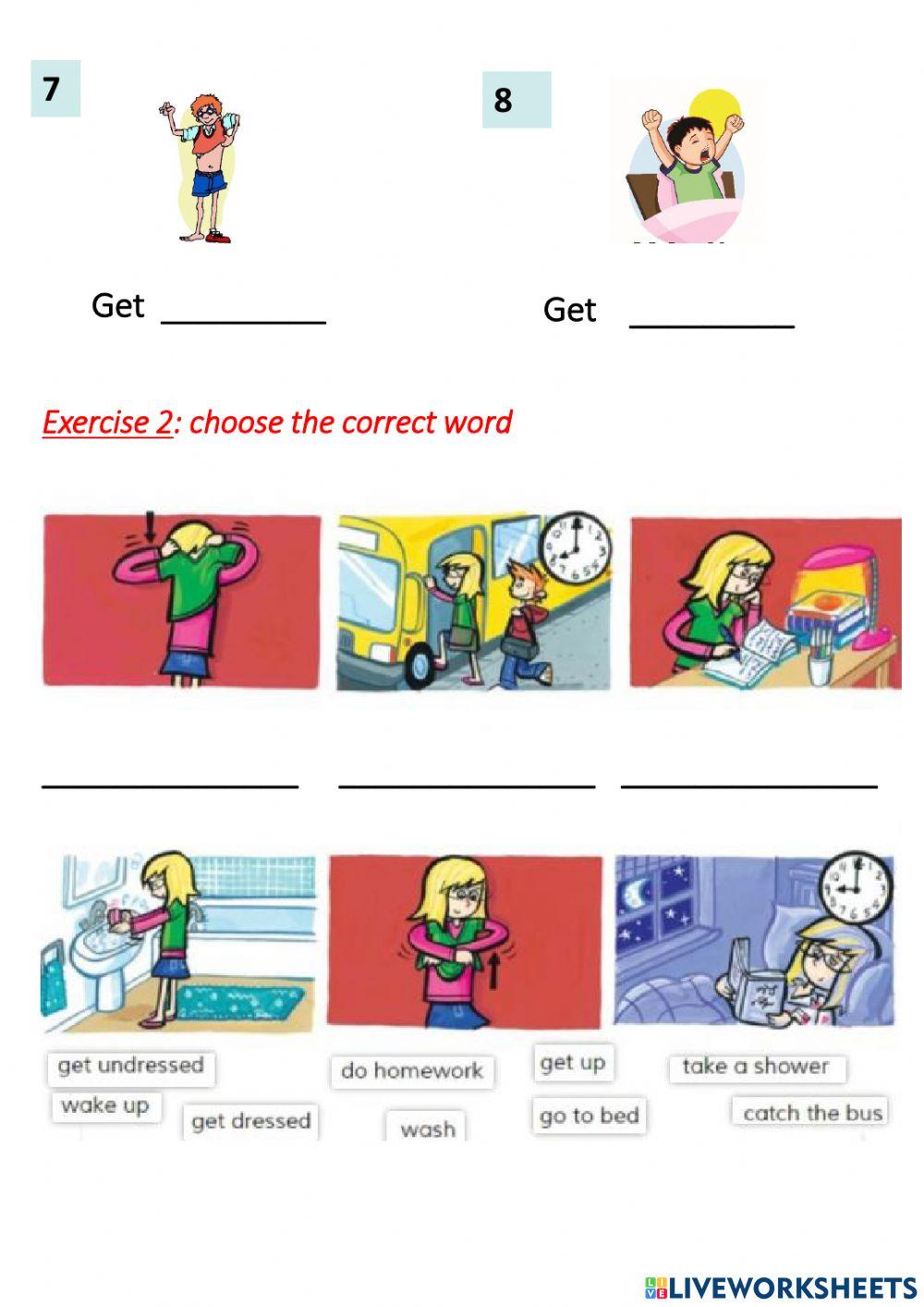 Grade 3 worksheet exercise for 3 | Live Worksheets