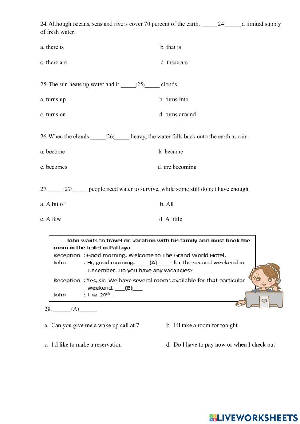 Final exam 3 interactive worksheet | Live Worksheets