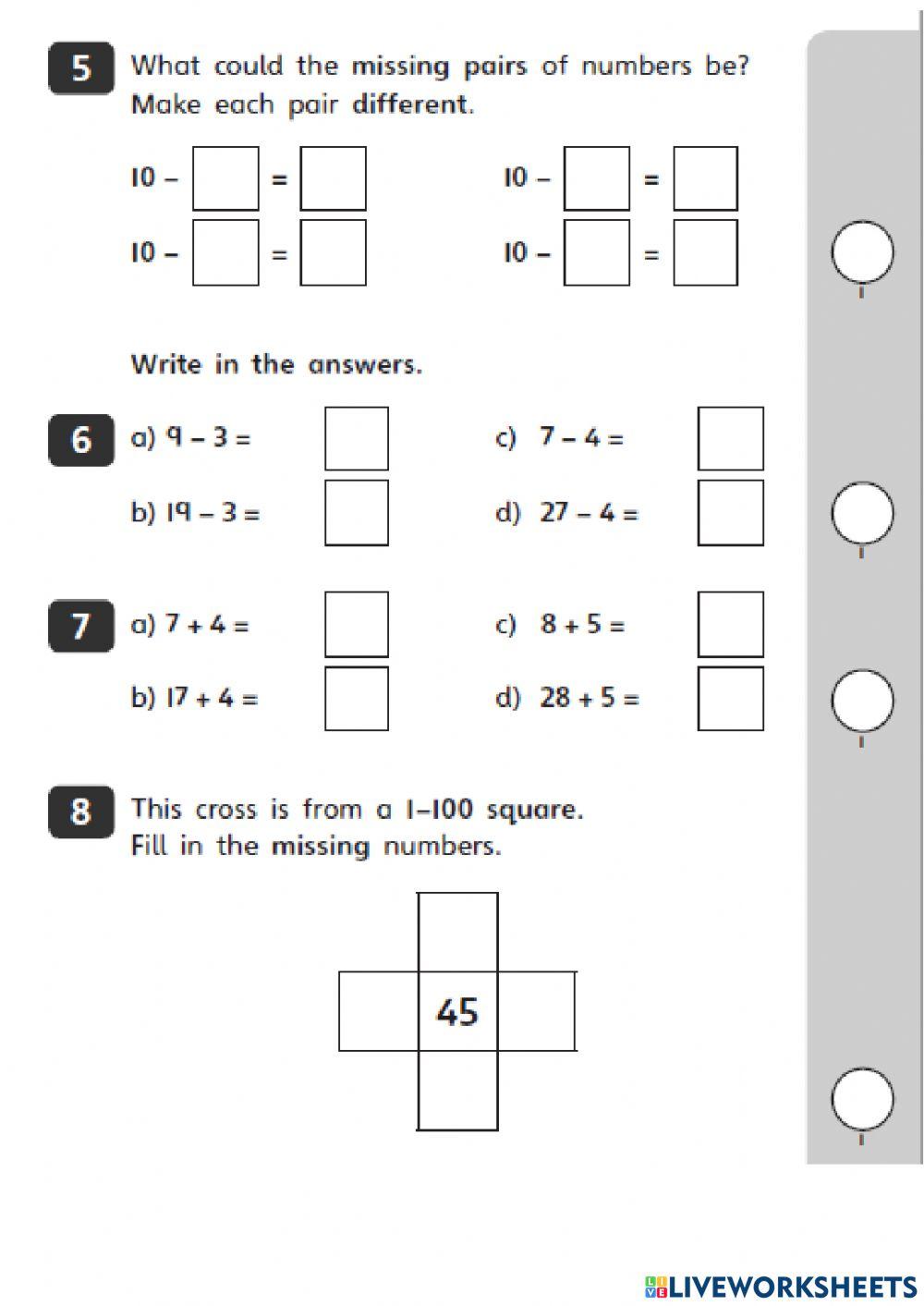 Grade 2 Online Maths Assessment Worksheet Live Worksheets grade-2-online-maths-assessment-worksheet-live-worksheets